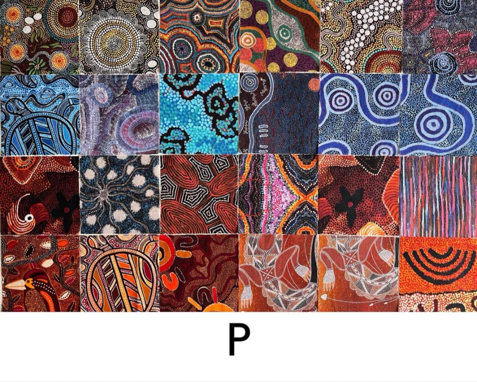 Australian Fabric--aboriginal Fabric--aboriginal Art--cotton Fabric ...