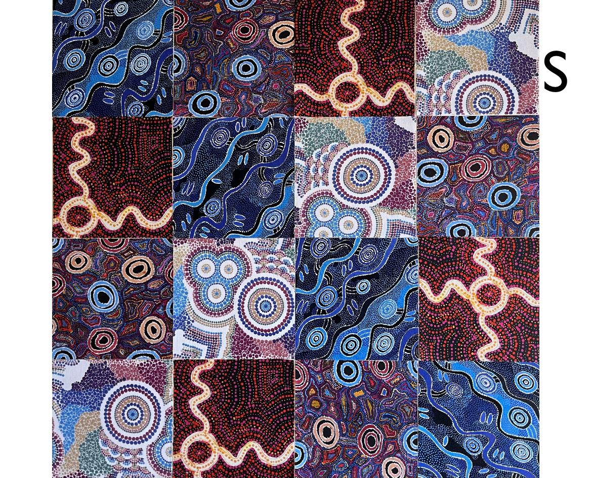 Australian Fabric--aboriginal Fabric--aboriginal Art--cotton Fabric ...