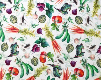 Vegetable Fabric | Etsy