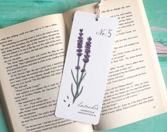 Lavender Bookmark | Etsy