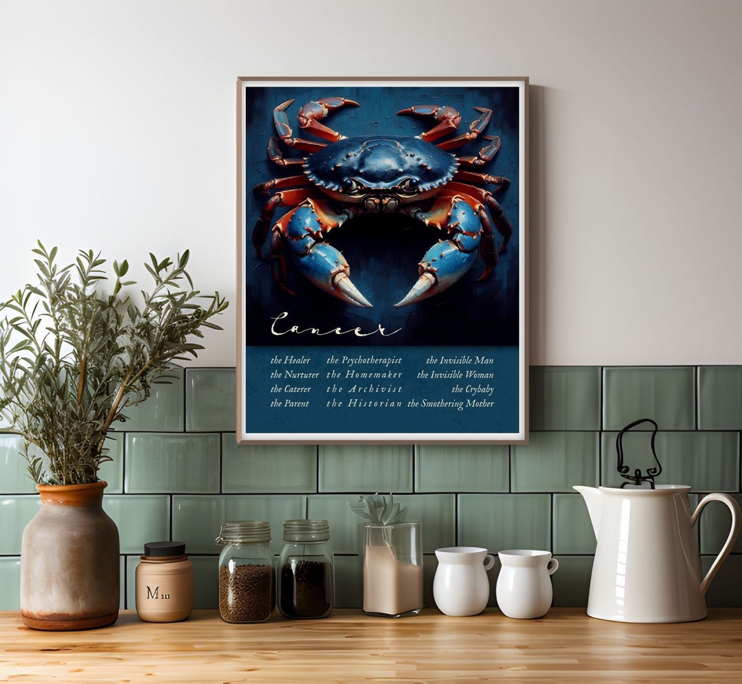 Instant Download Cancer Poster Cancer Printable Wall Art Cancer Sun ...