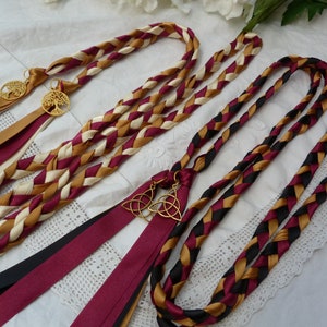 CUSTOM Set of 2 Wedding Cords - Choose Your Colours and Charms ...