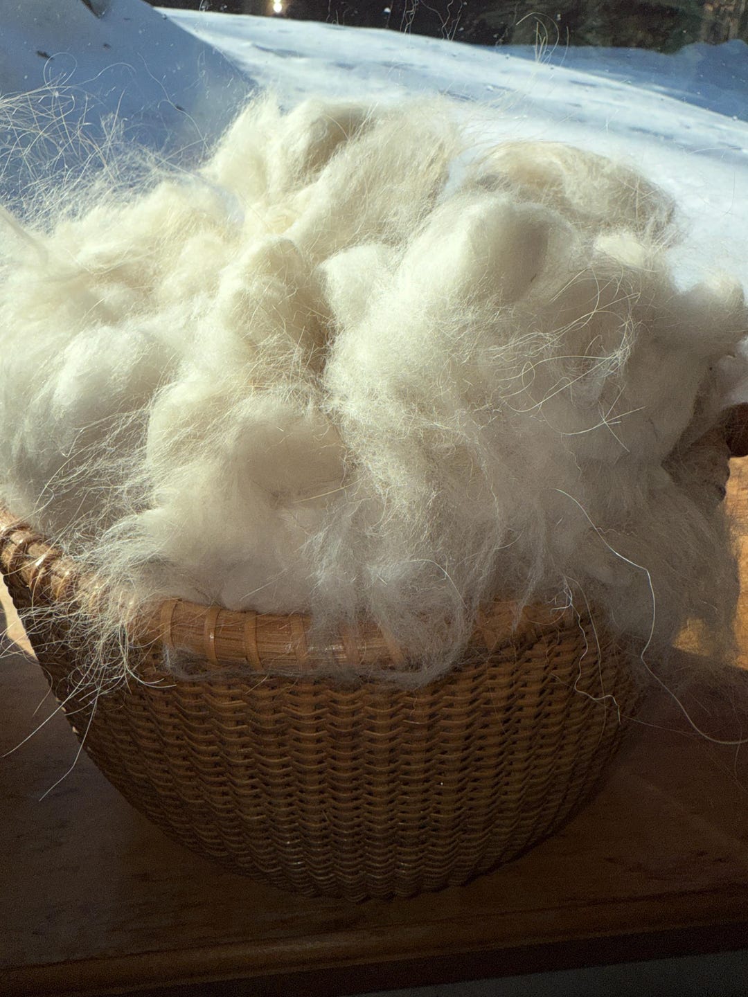 1 Oz Buff Angora Fiber - Spinning, Felting, Fiber Arts - Etsy UK