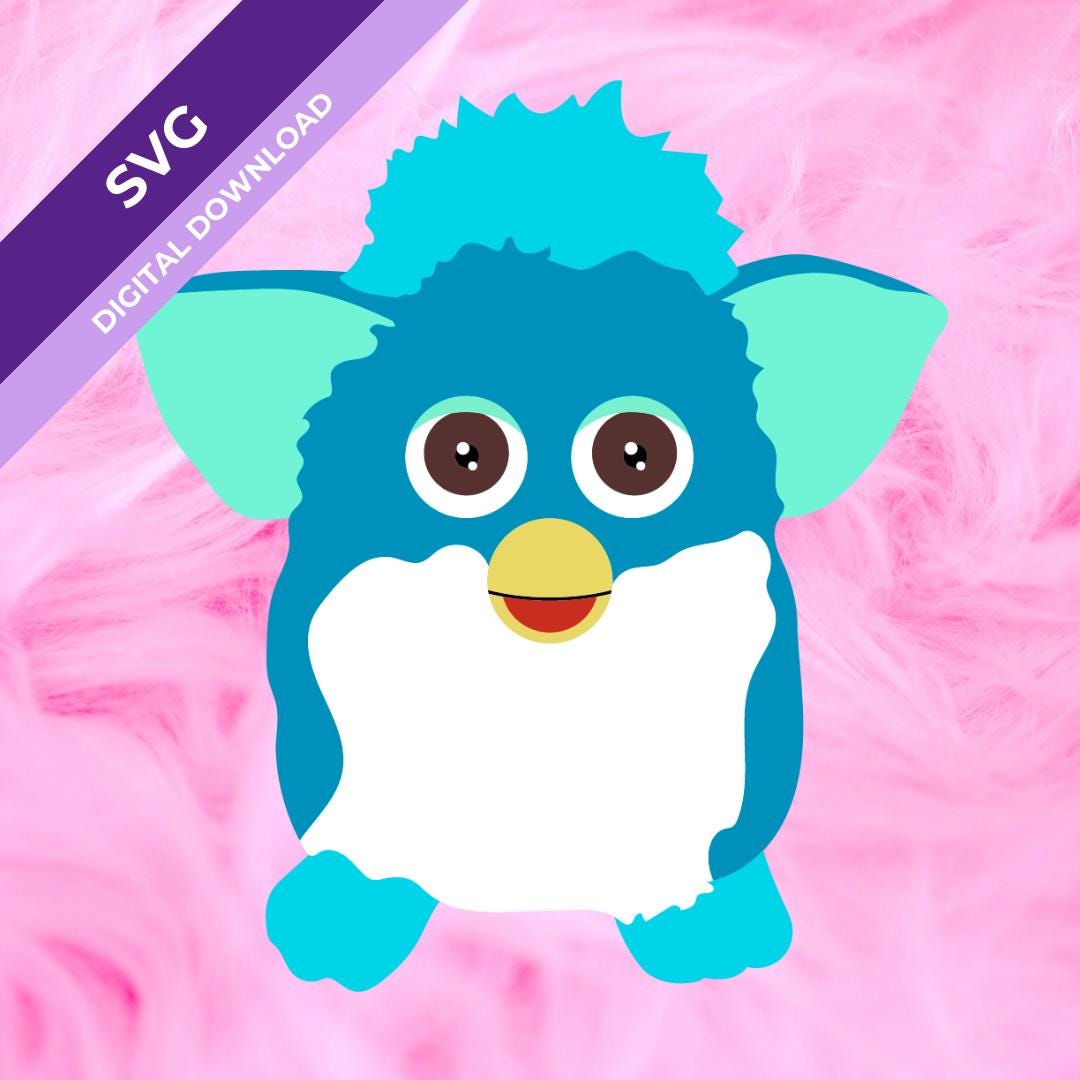 Retro Furby Cutting Machine SVG | Instant Digital Download for Cricut ...