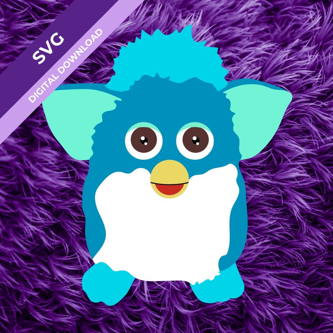 Retro Furby Cutting Machine SVG | Instant Digital Download for Cricut ...