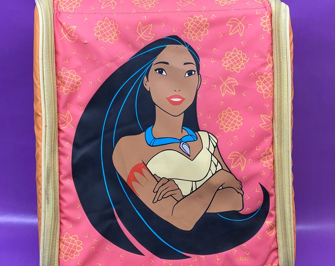 RARE 90s Disney Pocahontas Backpack Featuring Pocahontas and Flit WIZ ...