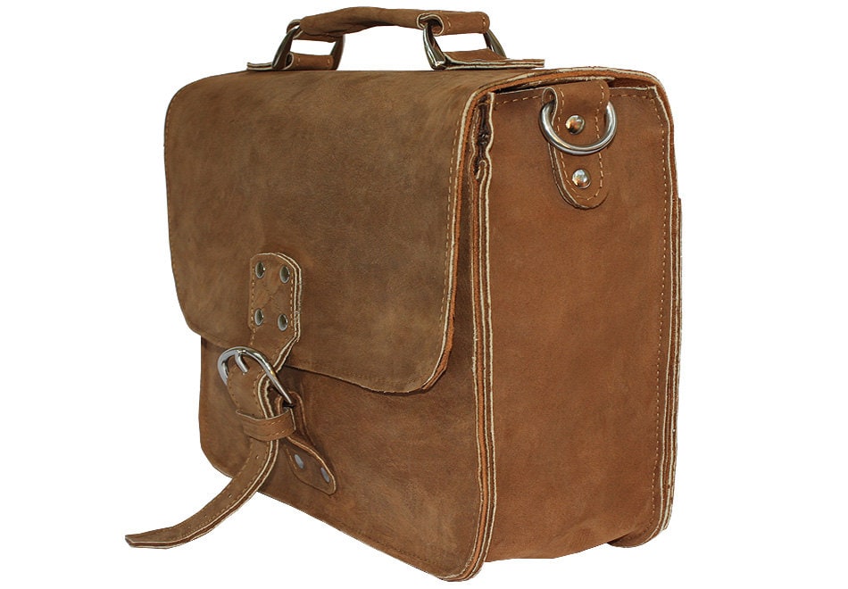 Made in USA! Indiana Leather Satchel - Indiana Jones Bag Pouch ...