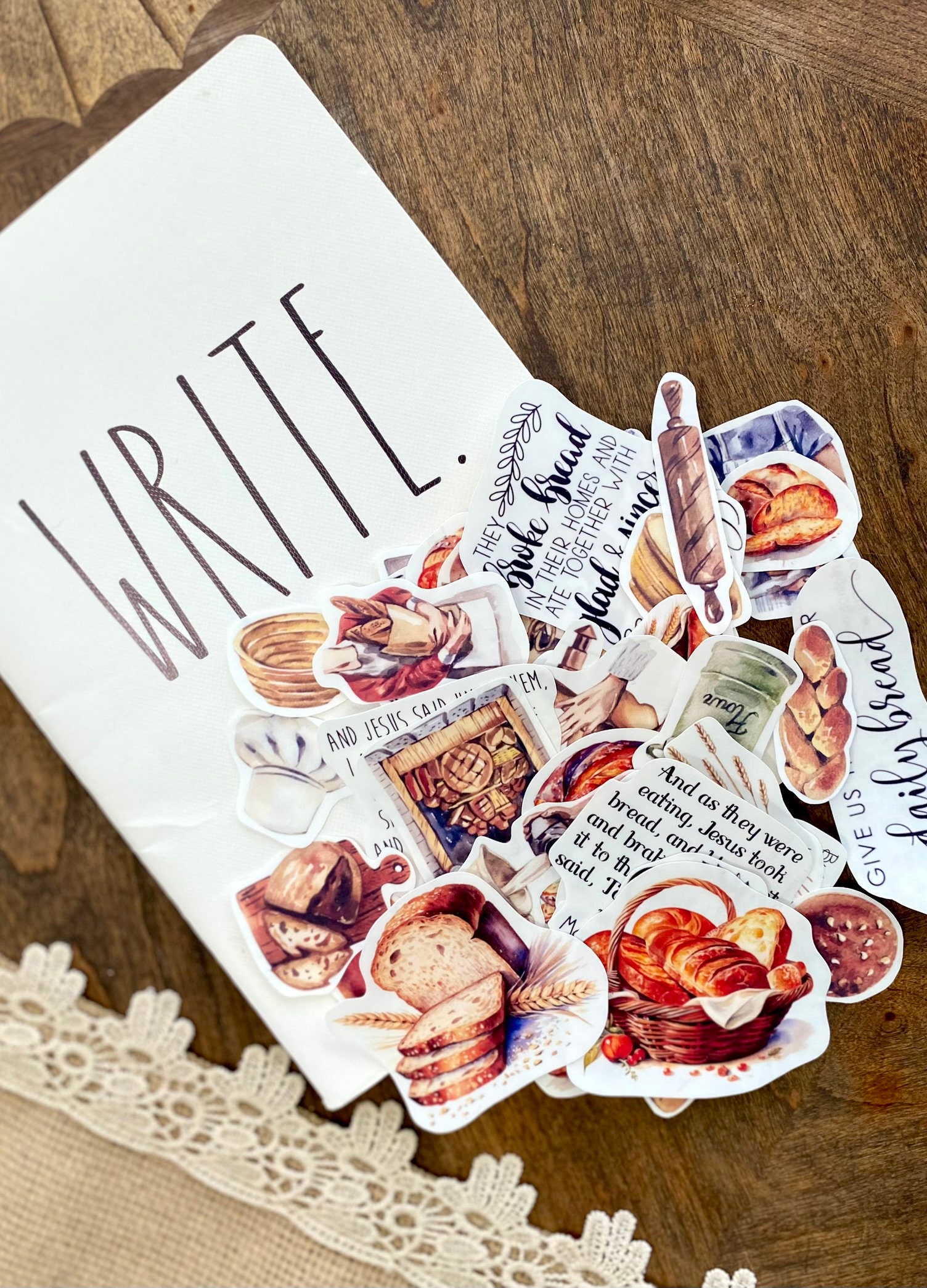 Jesus - Bread of Life Sticker Pack - Bible Journaling & Planners ...