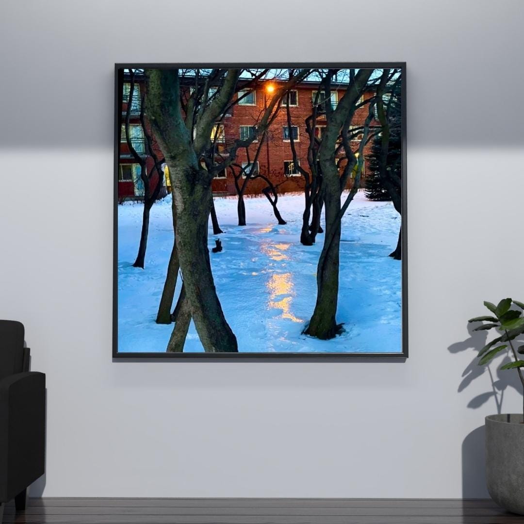 Liminal Icy Trees – avant-garde Winter Wall Art – printable Digital ...