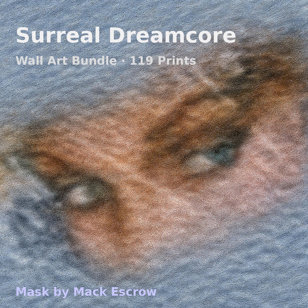 Surreal Dreamcore Wall Art Bundle – 119 Aesthetic Prints | Vaporwave ...