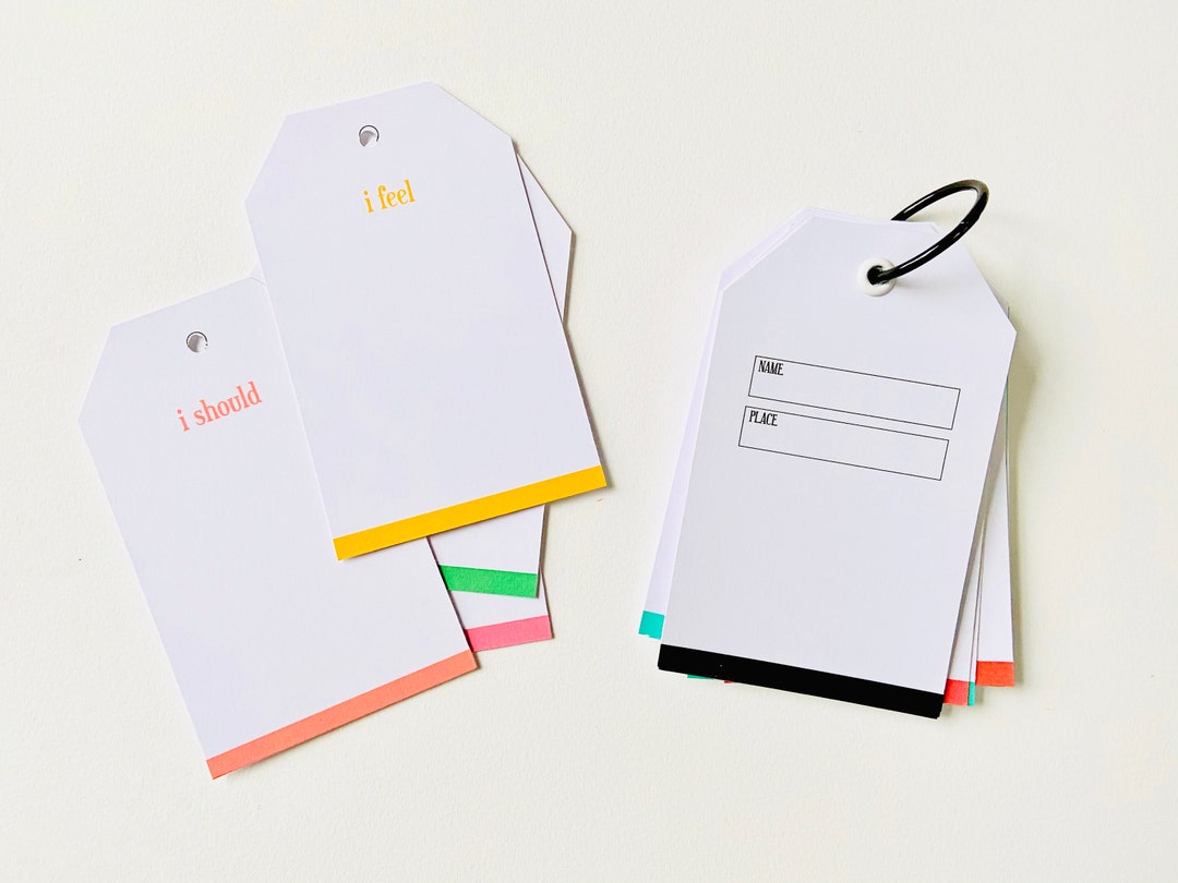 Affirmation Tag Journal Kit: Printable Mindfulness Prompts (digital ...