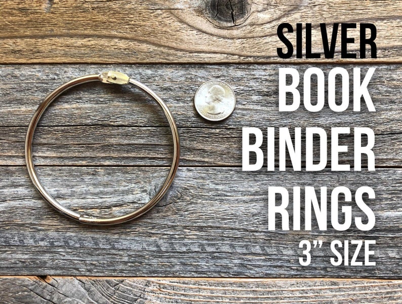 Snap Rings Mini Washi Tape Ring 3 Inch Book Binder O Rings | Etsy