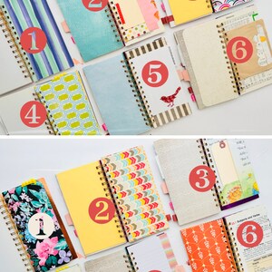 Tall Skinny Cute Notebook Mixed Paper Junk Journal Spiral Bound ...
