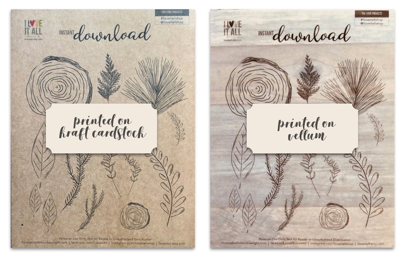 Music Note Ephemera Pine Tree Collage Art Vintage Bicycle | Etsy