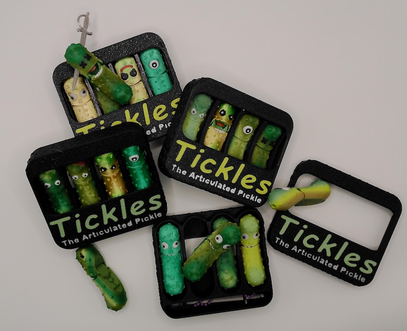 Articulated Pickle Toy Pack – 4 Random Colors - Etsy