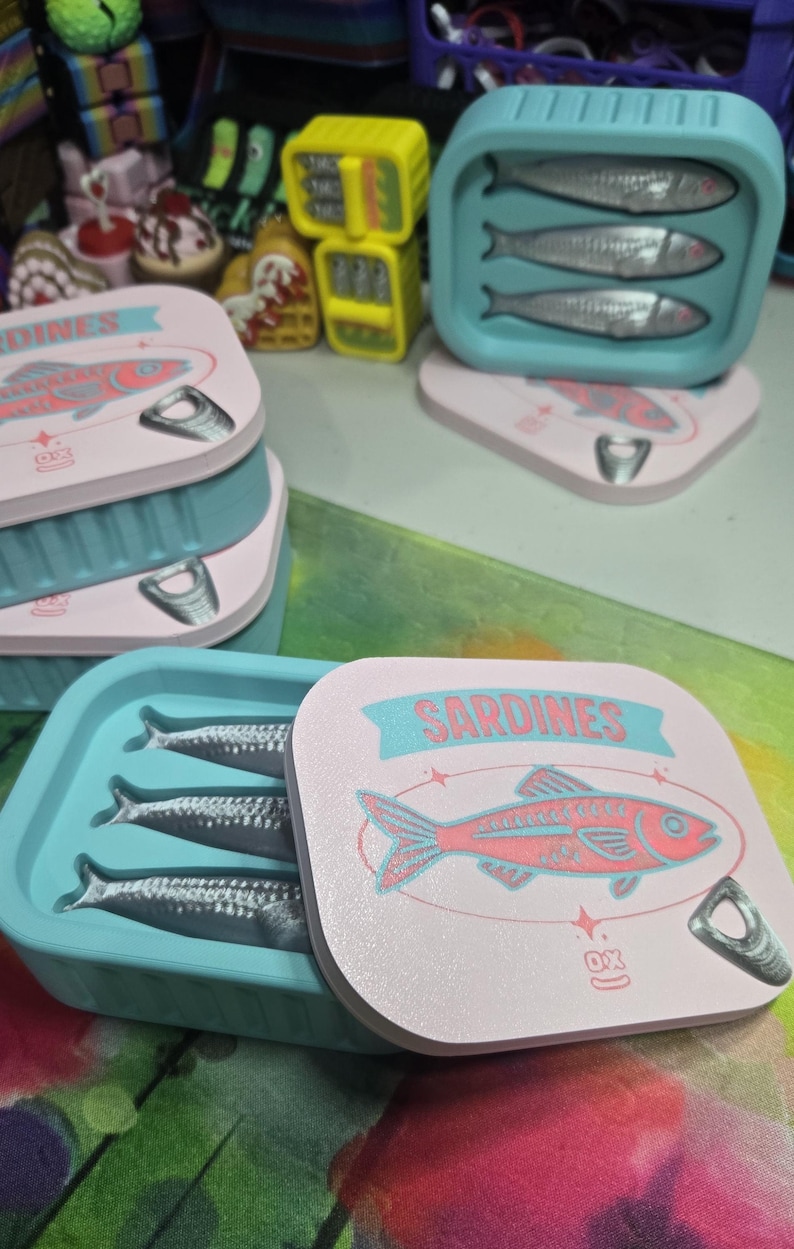 Sardine Can Fidget Clicker - Etsy