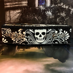 Halloween Miniature, Miniature Coffin, Dollhouse Coffin, Hand Made ...
