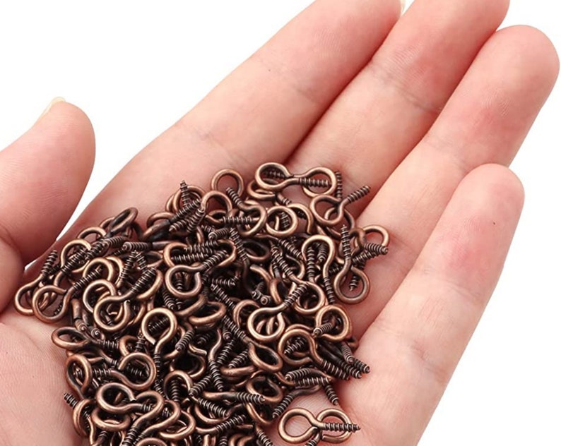 Eye Pins Screws 10 Loop Hook Hoop Craft Supply Bulk Lot Set - Etsy