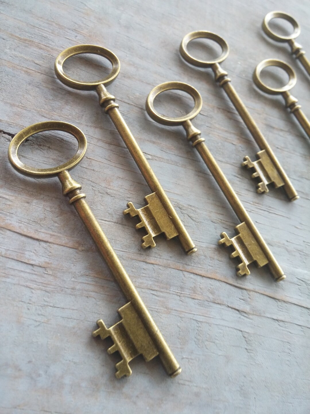 Large Skeleton Keys Bulk 100 Vintage Look Pendants Big Skeleton Keys ...