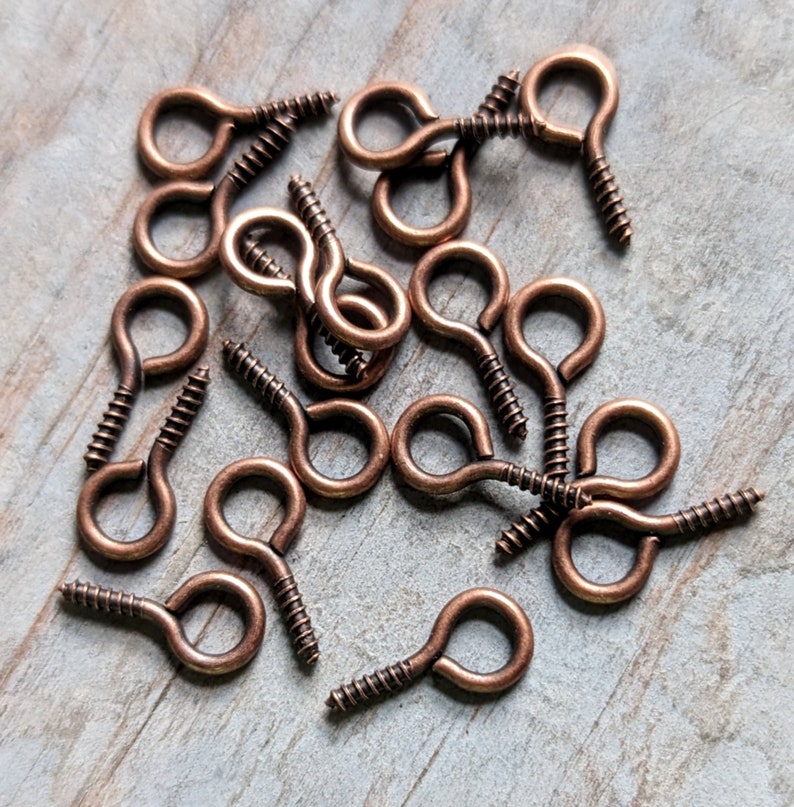 Eye Pins Screws 10 Loop Hook Hoop Craft Supply Bulk Lot Set - Etsy