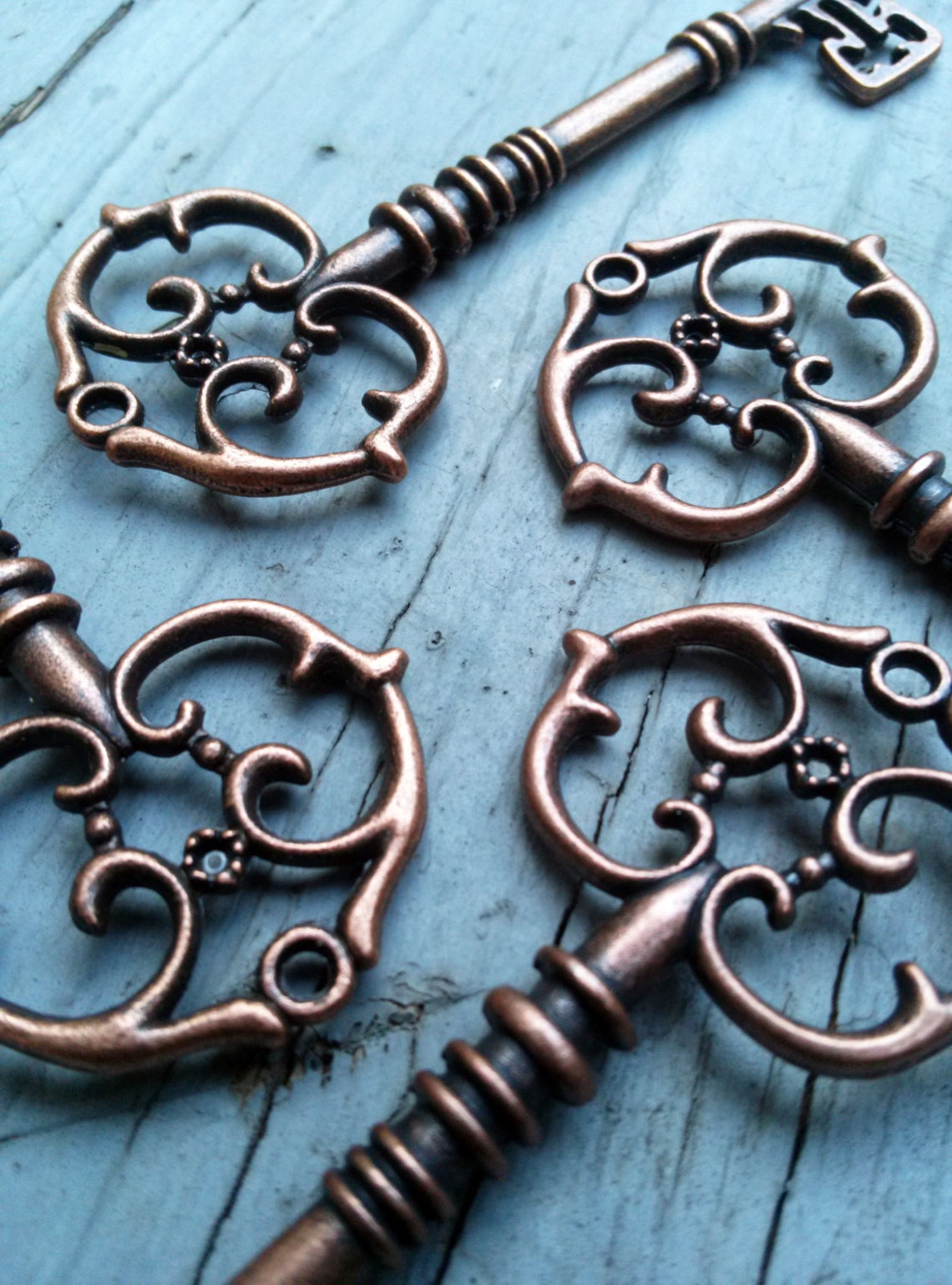 Skeleton Keys Bulk 4 Large 3.25 Steampunk Keys Wedding - Etsy