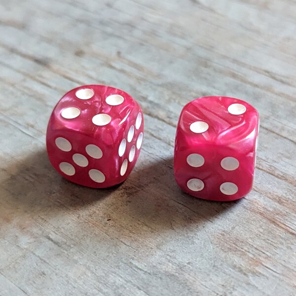 Pink Dice - Etsy