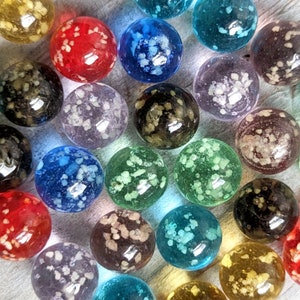 Colorful Marbles Big Game Toys~Glass Pee Wee 12mm Marbles (Set Of 50 ...