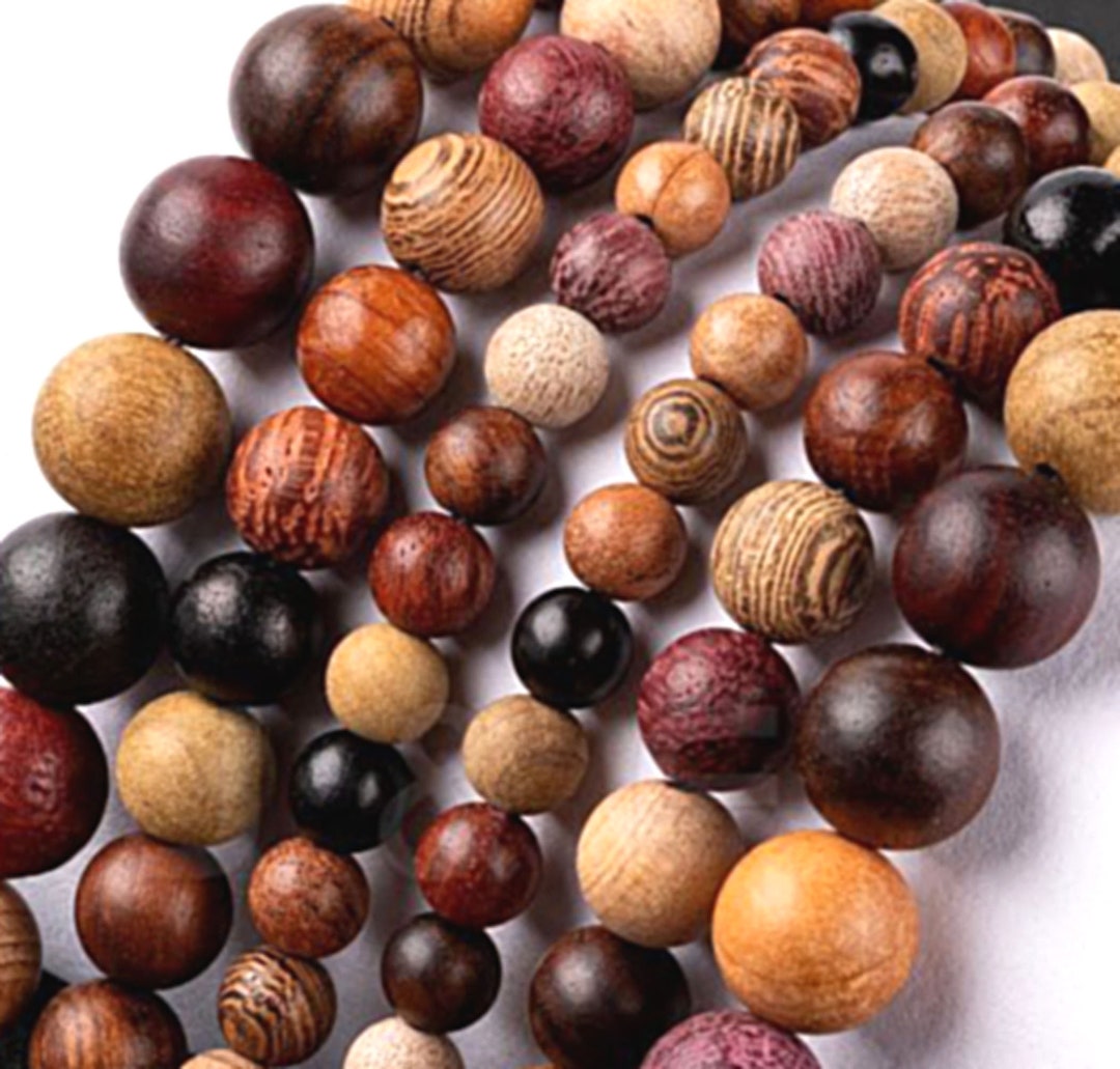 Assorted Wood Beads Natural Craft Bulk Wooden Mix Sizes Lot 150 Pc Set ...