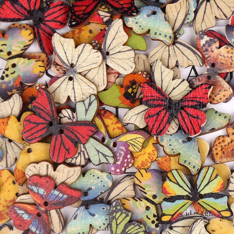 Butterfly Buttons - Etsy