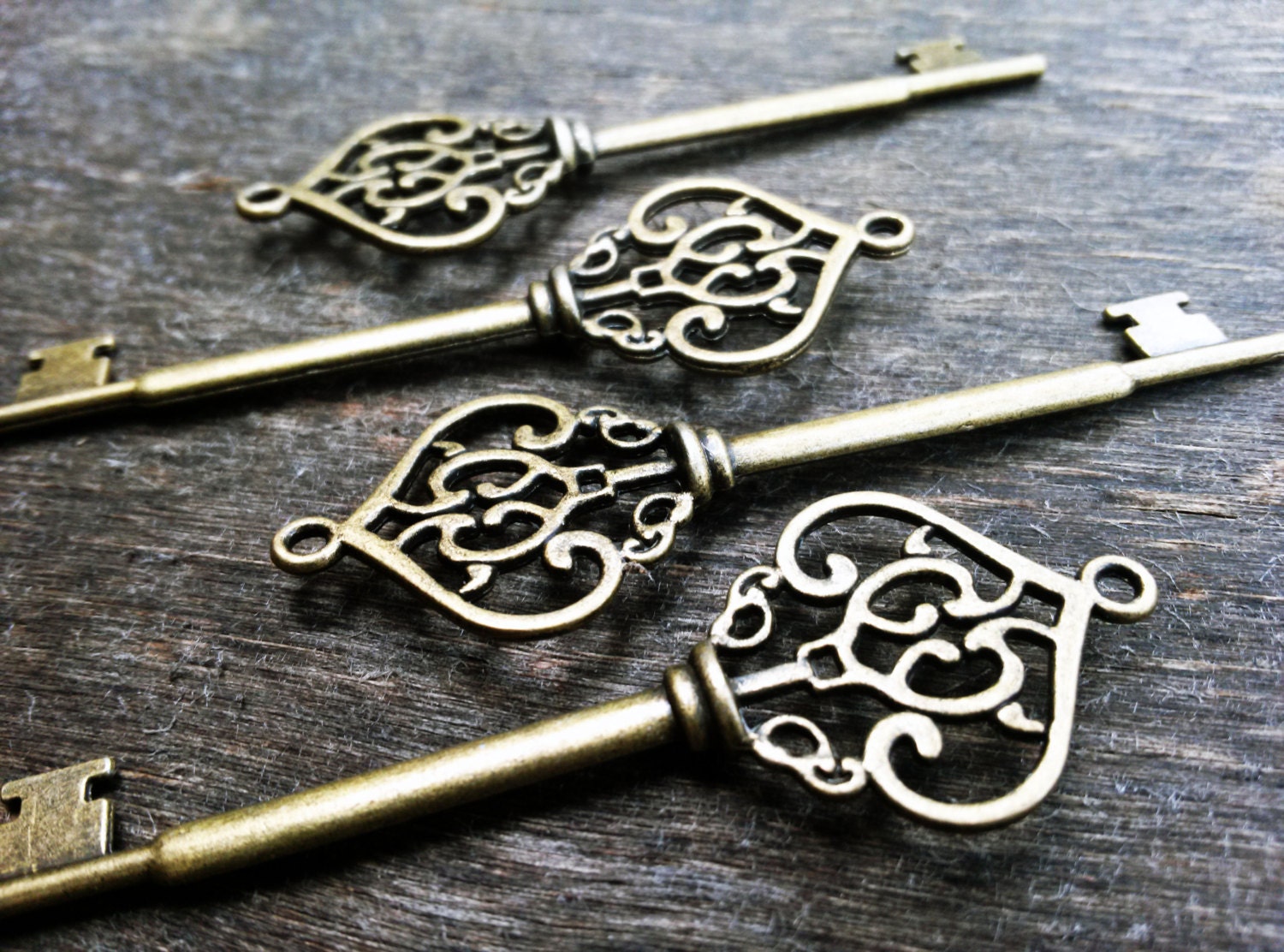 Large Skeleton Key Steampunk Large Pendant Wedding Victorian - Etsy