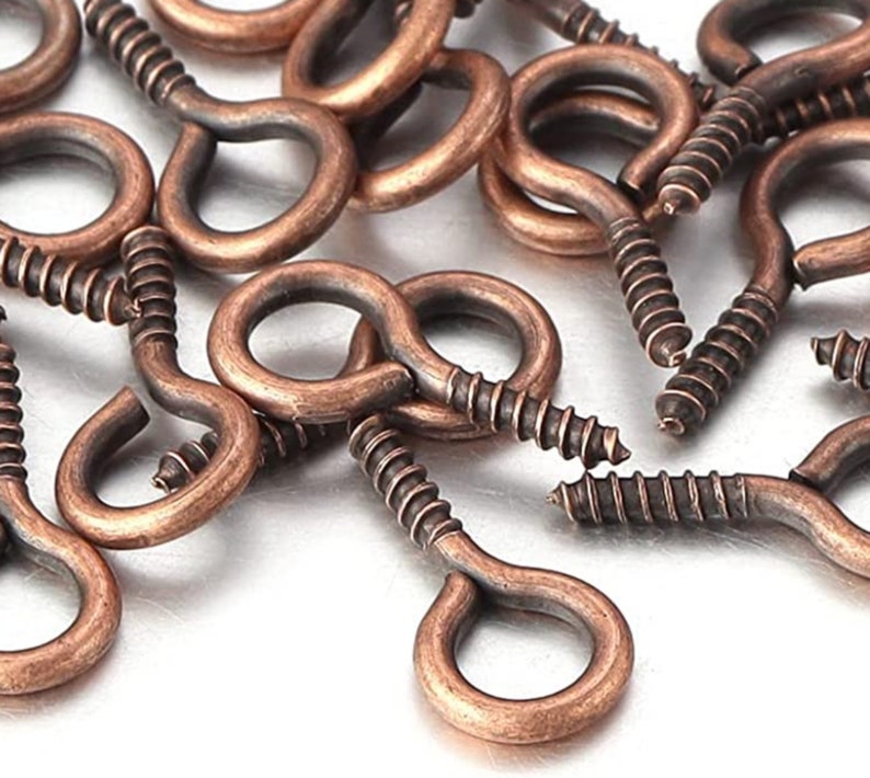 Eye Pins Screws 10 Loop Hook Hoop Craft Supply Bulk Lot Set - Etsy