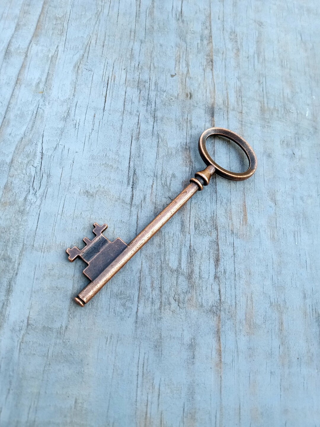 Large Skeleton Key 1 Big Pendant Large Steampunk Vintage Old Look ...