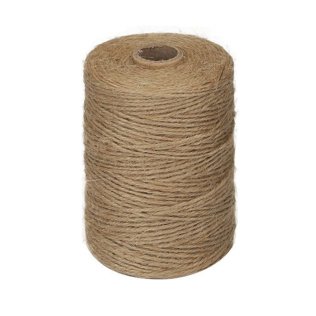 Jute Twine Bulk 1 Spool 2mm X 333ft/109yd 3 Ply Craft Supply Natural ...