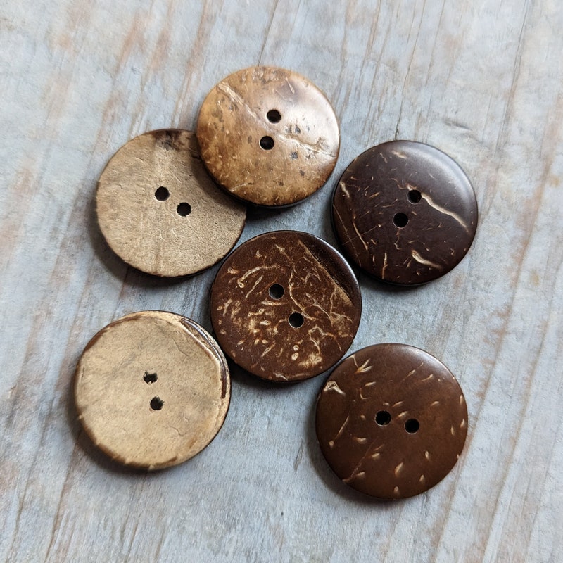 Coconut Shell Button - Etsy