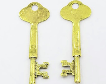 Large Skeleton Keys Stamping Blanks Steampunk Key Hand Stamping Large ...