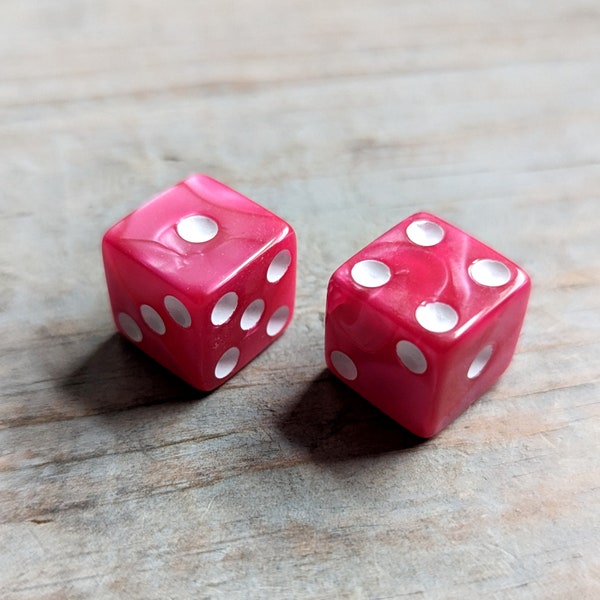 Pink Dice - Etsy