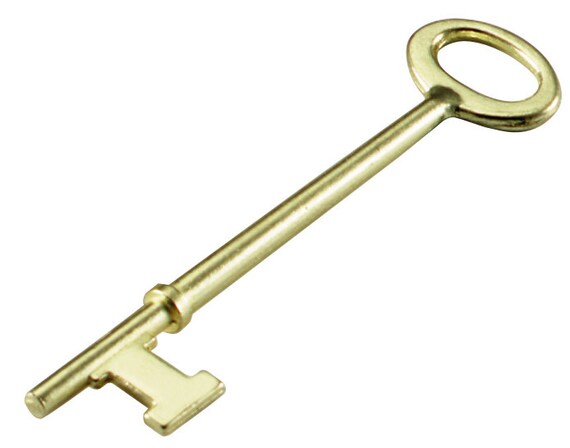 Skeleton Key for Mortise Antique Door Locks Brass Plated Zinc - Etsy