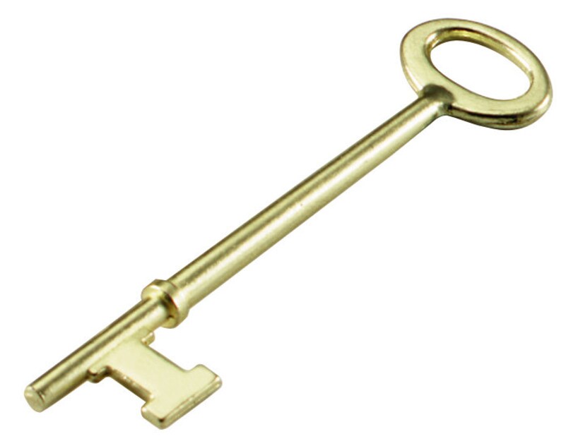 Skeleton Key for Mortise Antique Door Locks Brass Plated Zinc - Etsy