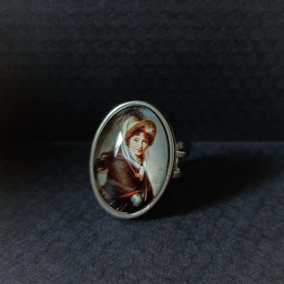Victorian Ring – Vintage Gothic Portrait Jewelry – Retro Edwardian ...
