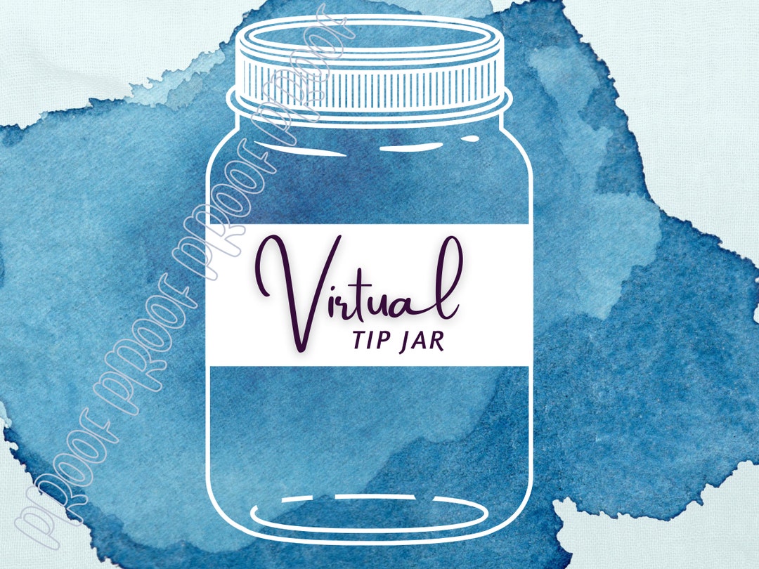 Virtual Tip Jar Digital Download for Etsy Shop, Etsy Shop Tip Jar ...
