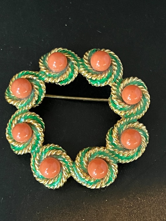 Vintage signed ciner green - Gem