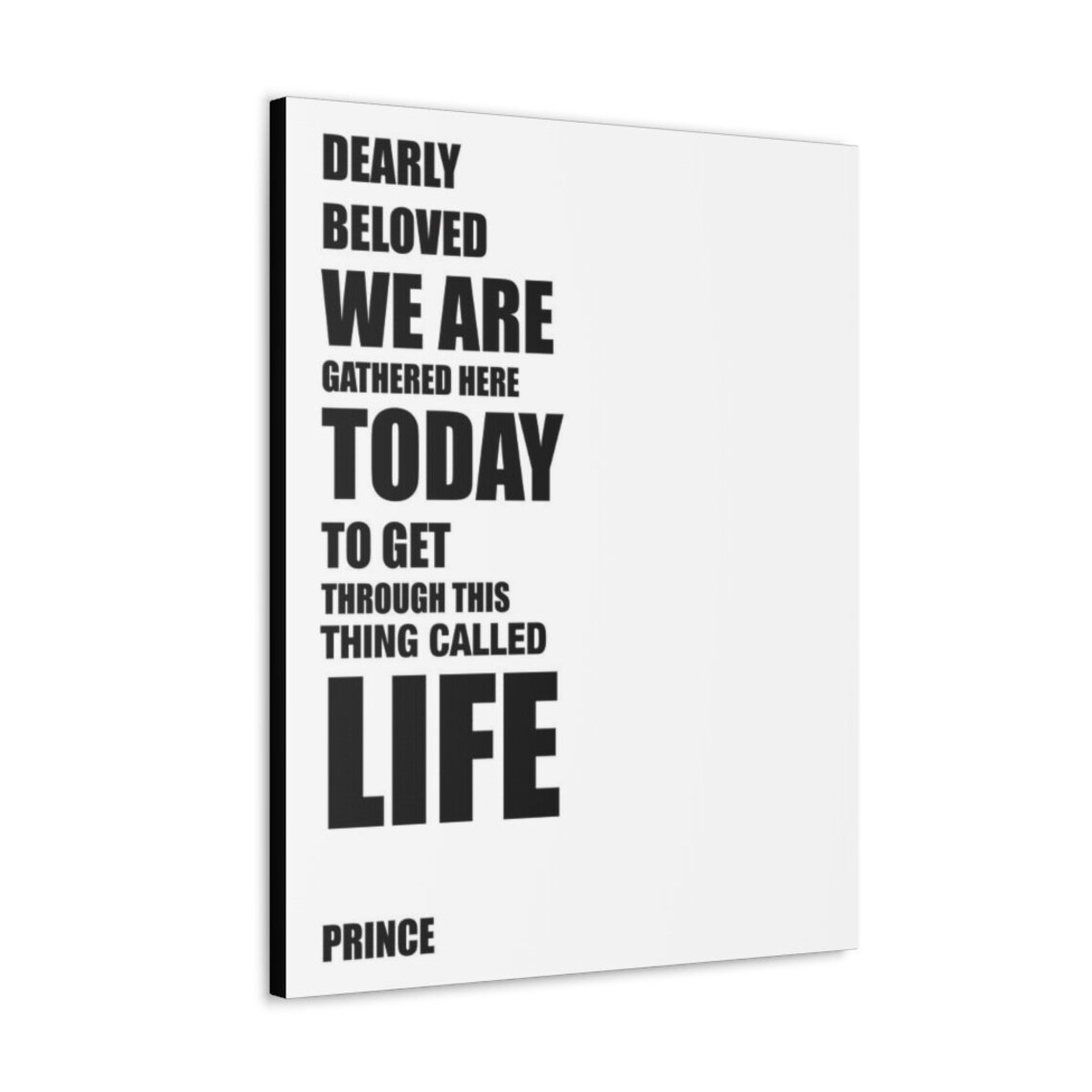 Prince Wall Art, Prince Song Lyrics, Let's Go Crazy Canvas Gallery ...