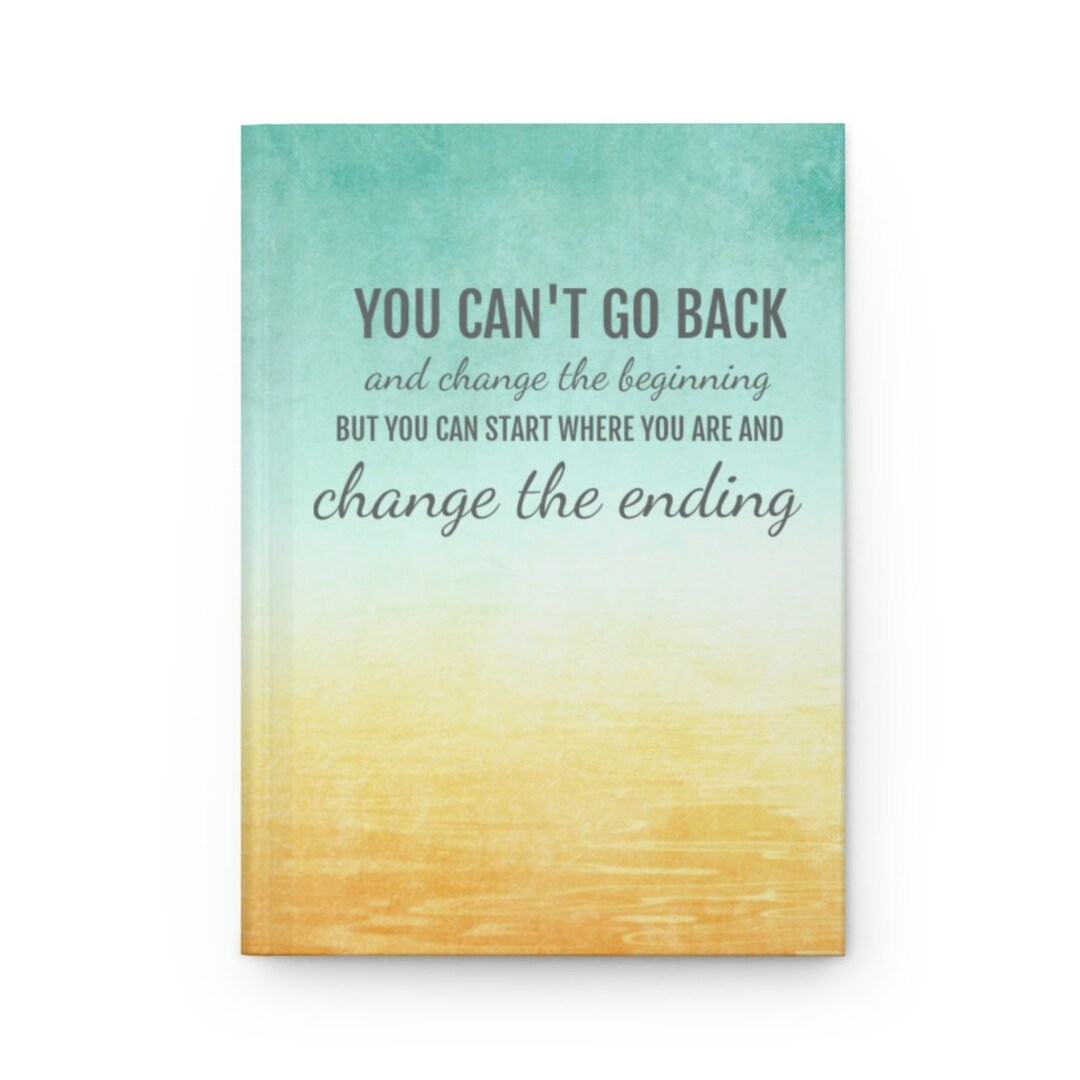 Journal, Inspirational Quote Journal: Matte Hardcover Diary - Etsy