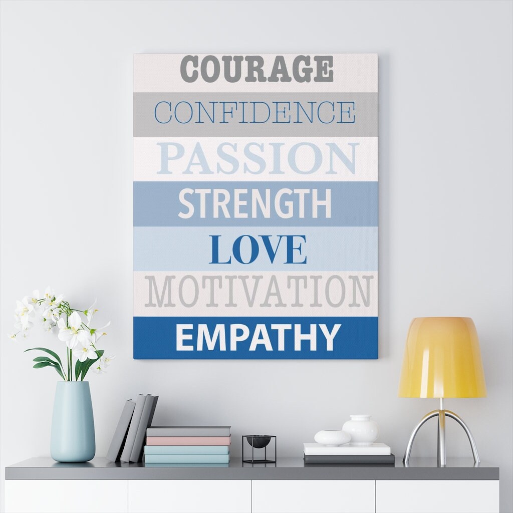 Canvas Print Motivational Words Canvas Wall Art. - Etsy UK