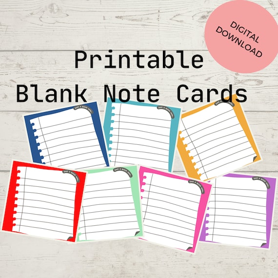 Blank Lunch Box Notes for Kids Adults Husband Wife Lunch Bag - Etsy