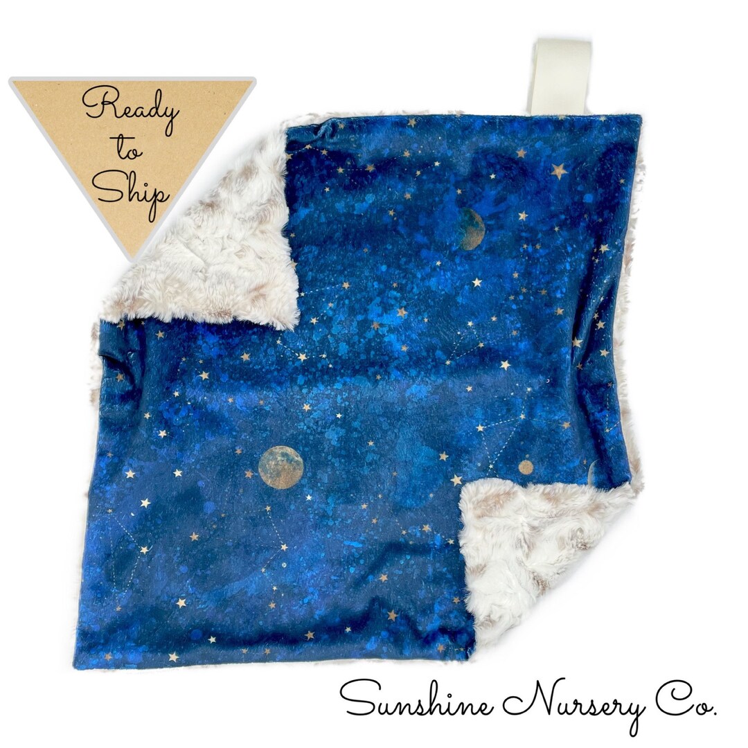 Lovey Blanket- BLANKET OF STARS - Baby Lovey- Security Blanket- Baby ...