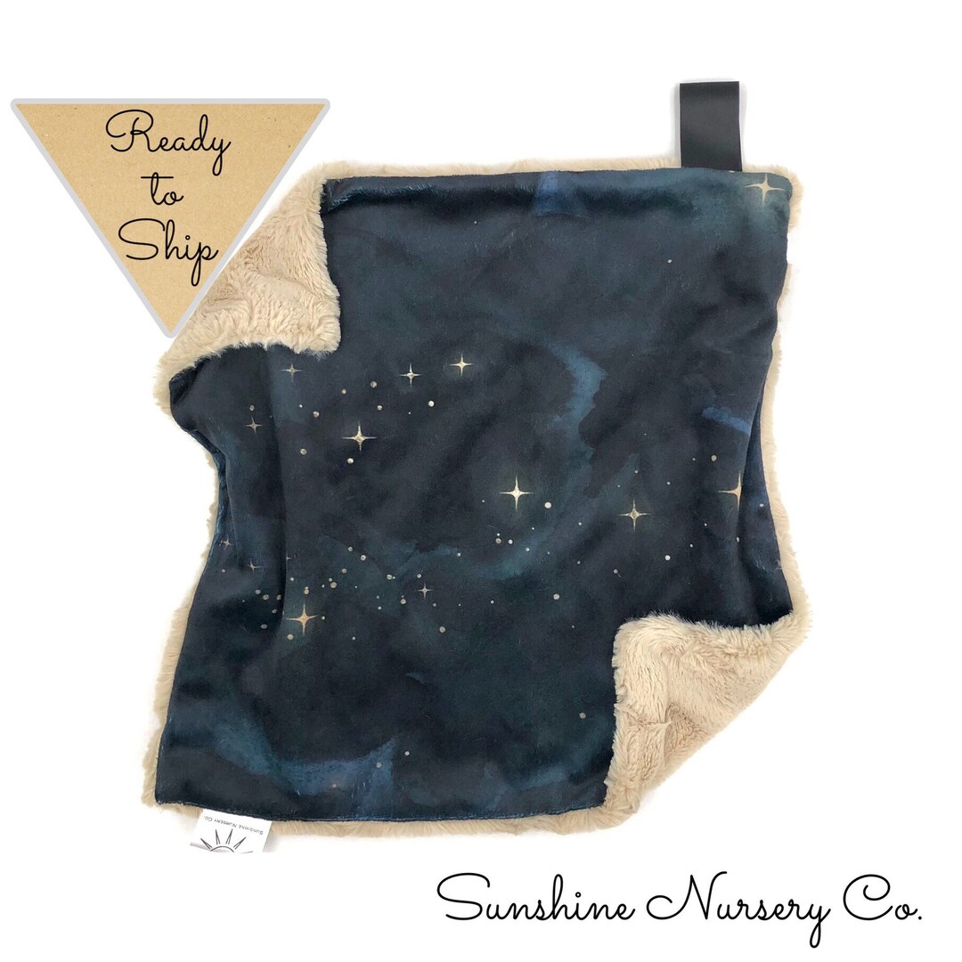 Lovey Blanket- MYSTICAL NIGHT SKY - Baby Lovey- Security Blanket- Baby ...