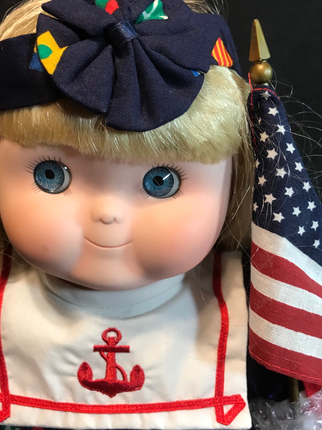 Dolly Dingle Vintage Sailor Girl Doll, Porcelain, Musical, Adorable - Etsy