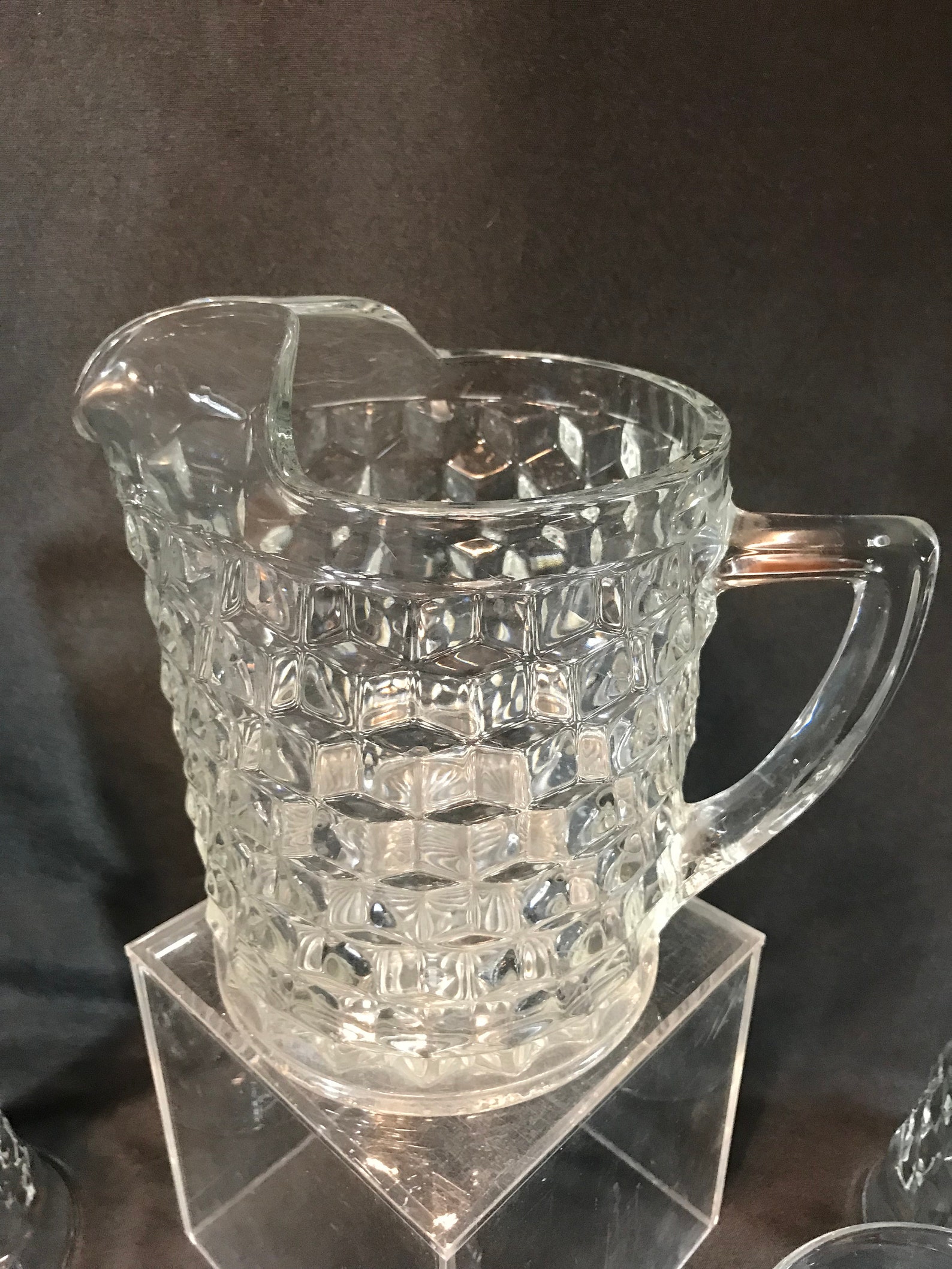 Fostoria American Clear Pitcher and 8 Iced Tea Glasses - Etsy