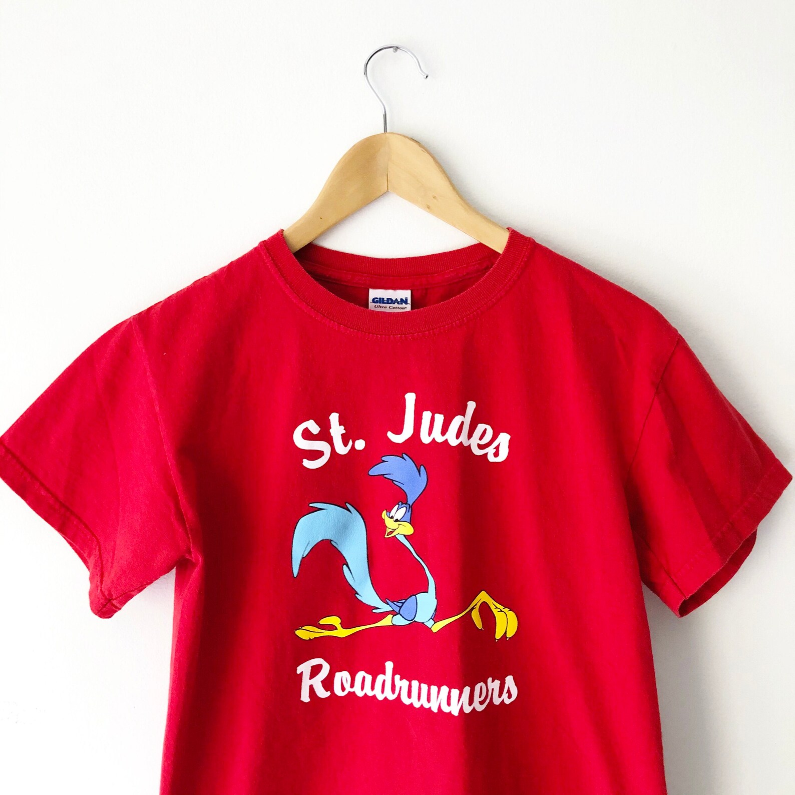 Vintage 90s Red Roadrunner Track Team Graphic T-shirt 100% | Etsy